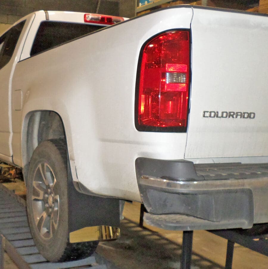 Duraflap Chevy Colorado/Canyon Rear 2015 - 2022 Custom Mud Flaps & Weights
