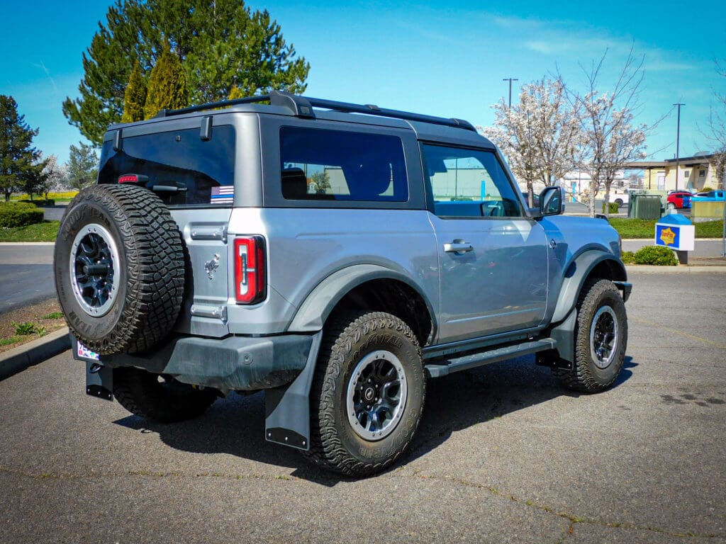 Duraflap Ford Bronco Front Custom Mud Flaps & Weights