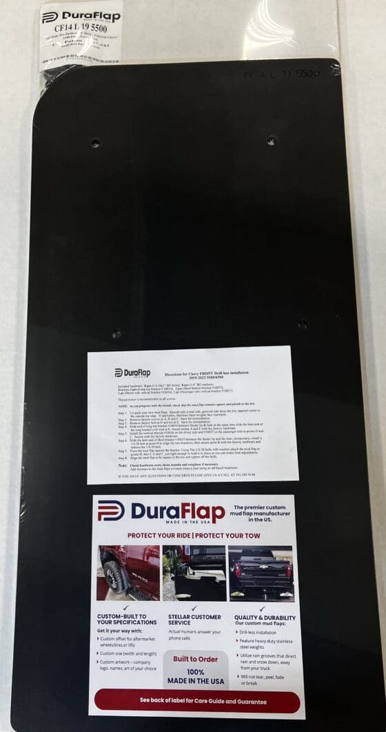Duraflap Chevy 4500/5500/6500 Front 2019 - 2025 & International CV ...