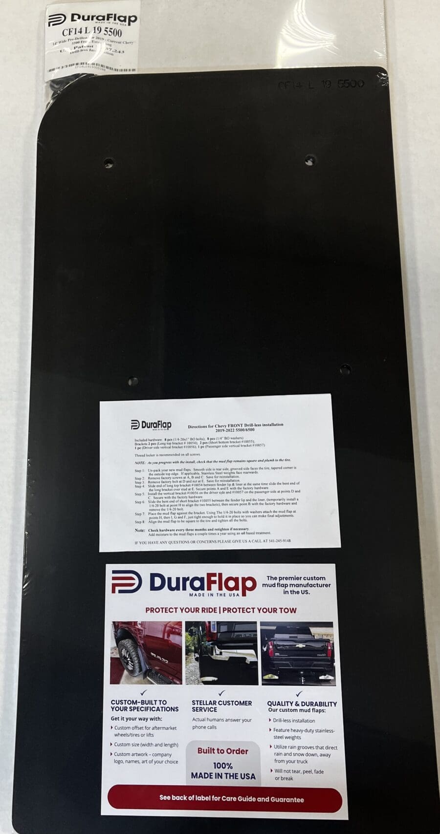 Duraflap Chevy 4500/5500/6500 Front 2019 - 2025 & International CV ...